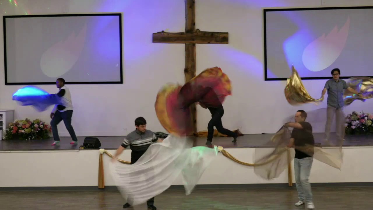 Men's Friday Flag Dance | Way Maker (Live) | Leeland | Fire of God ...
