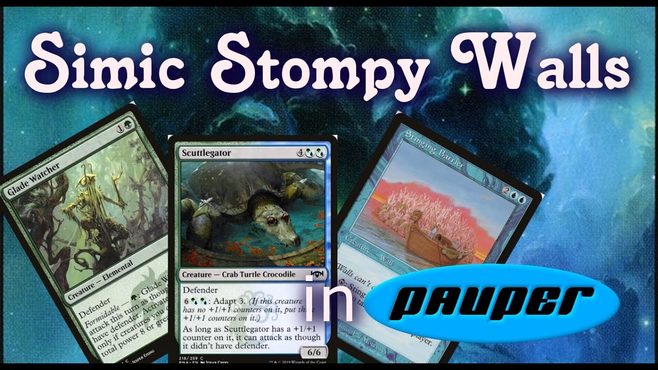 Simic Stompy Walls MTG Pauper - YouTube