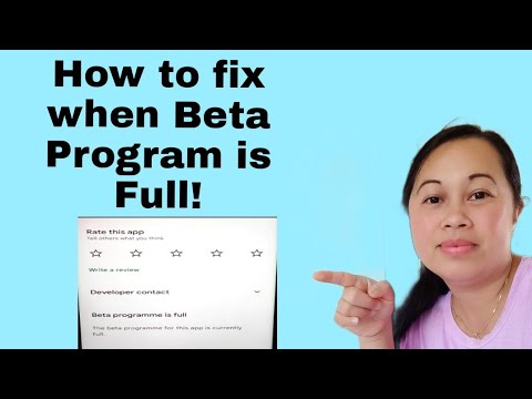 Beta Program is Full in Messenger - YouTube