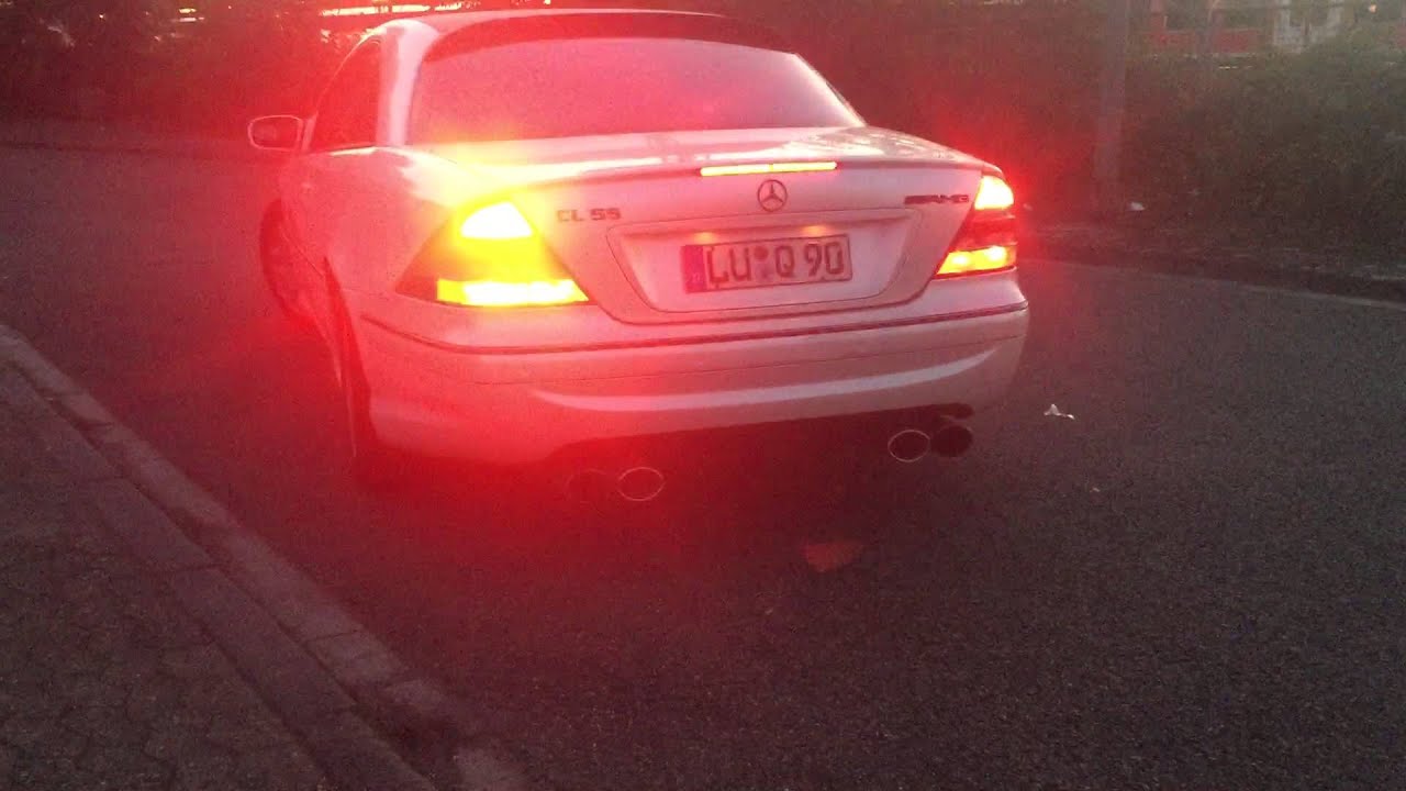 Mercedes Benz CL55 AMG W215 C215 Exhaust , Super Auspuff Sound - YouTube