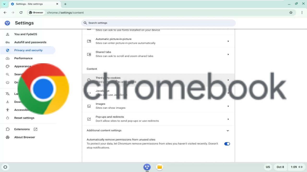 How To Enable Third-Party Cookies on Chromebook Browser [Guide] - YouTube