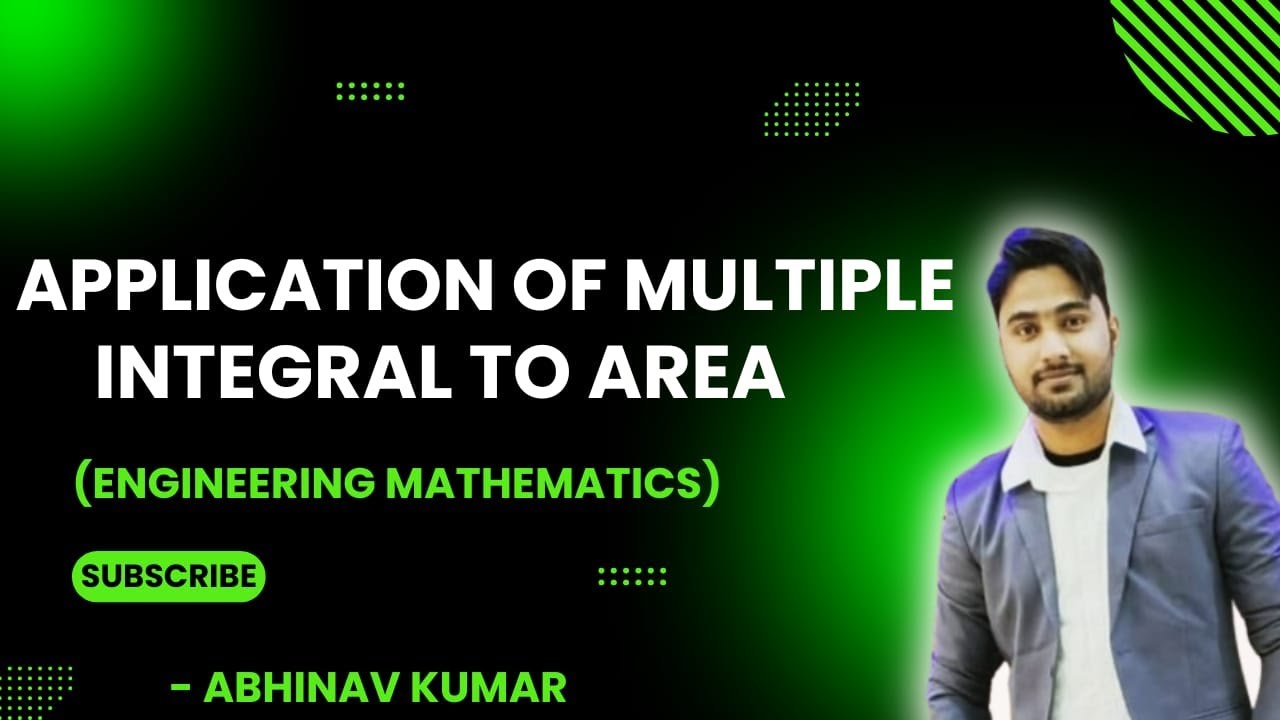 Application of Multiple Integral to Area - YouTube