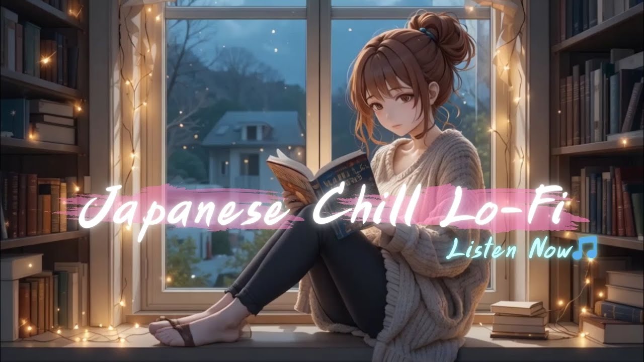 【Japanese Chill Lo-Fi】Midnight Chill at a Tokyo Café with Soft Lo-Fi ...