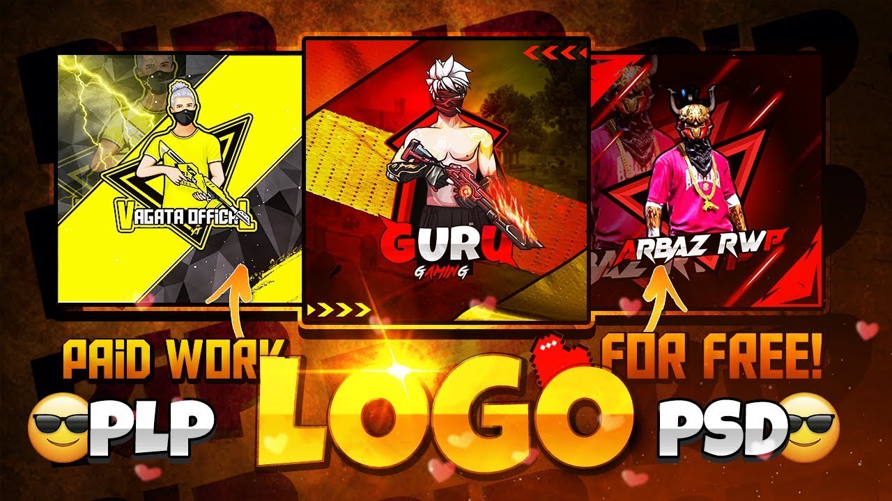 Gaming Logo || free fire gaming logo psd free download || Pixellab plp ...