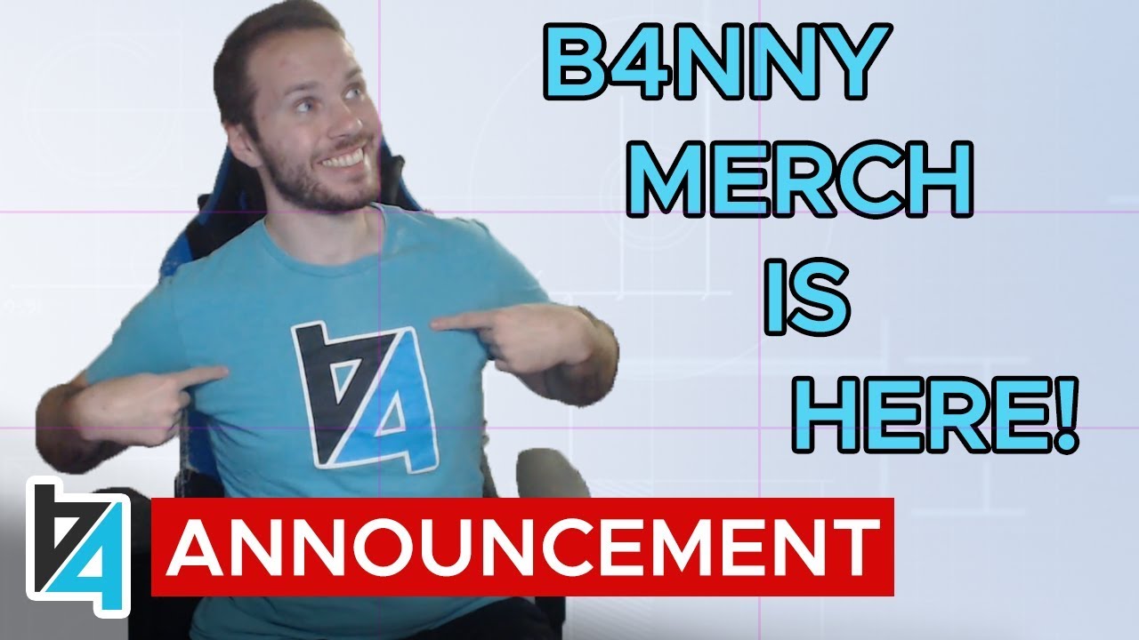 b4nny Merch Is Here! (NEW Designs!) - YouTube