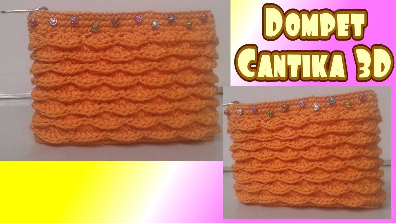 Pretty Crochet Purse || Dompet Rajut Cantik - YouTube