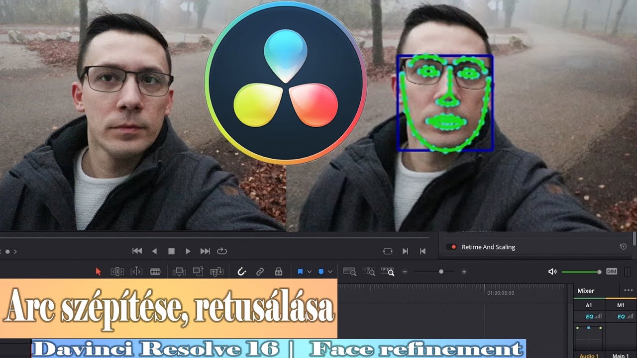 Arc szépítése | Davinci Resolve ingyenes videóvágó program | Face ...