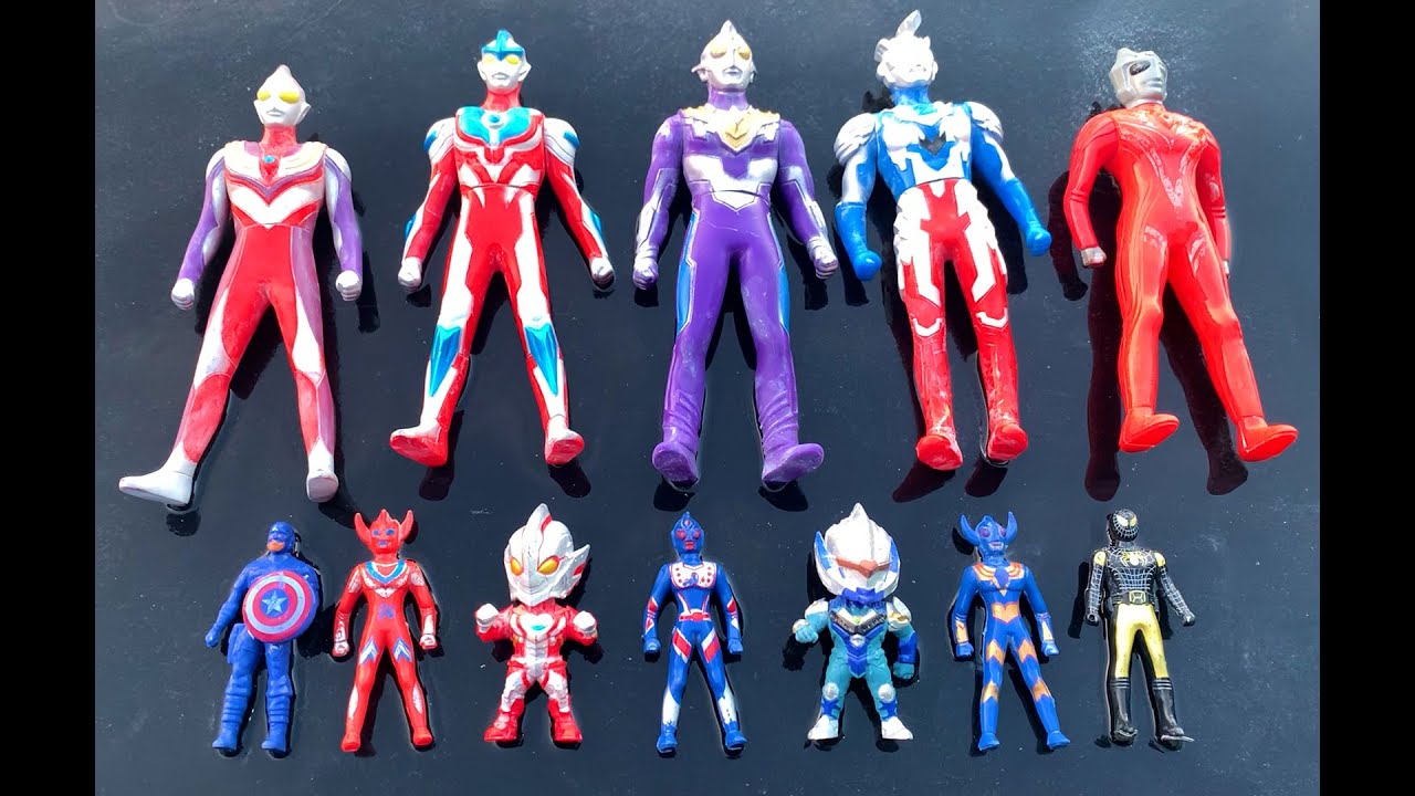 Mewarnai Mainan Ultraman Dengan Cat Warna Ijo Ultraman Taro, Ultraman ...