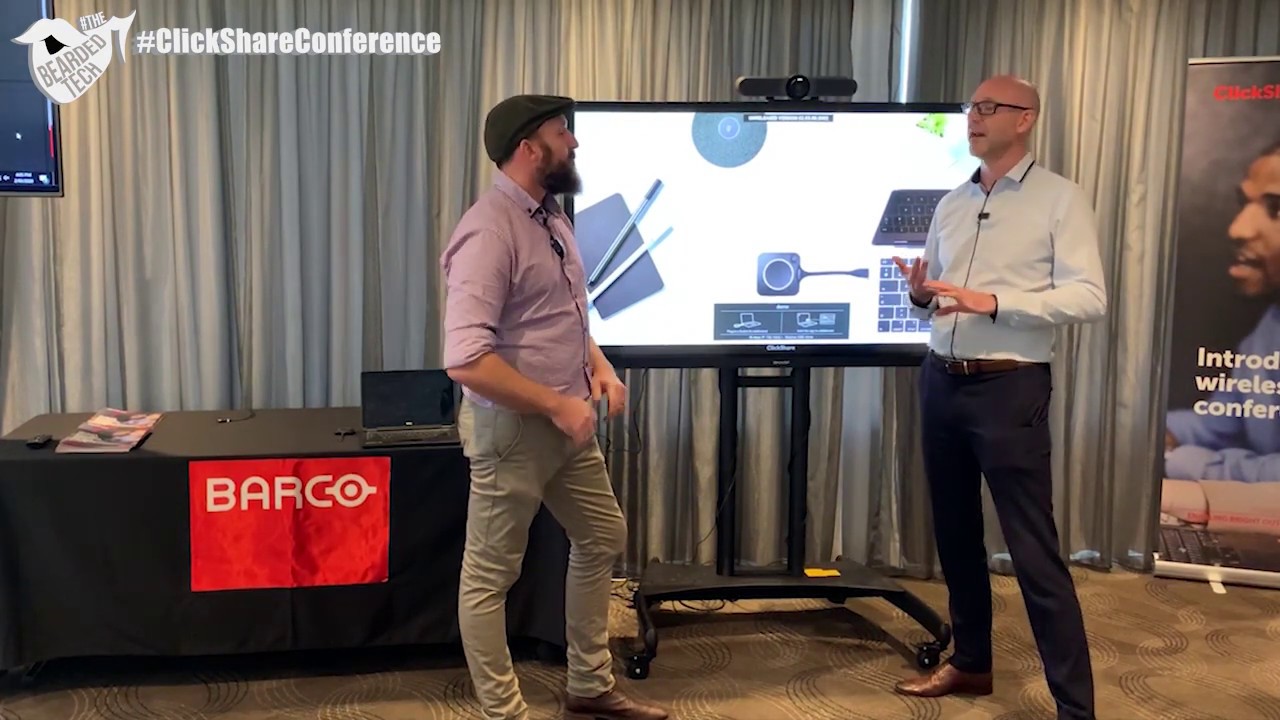 Product launch of the new Barco Clickshare Conference - YouTube