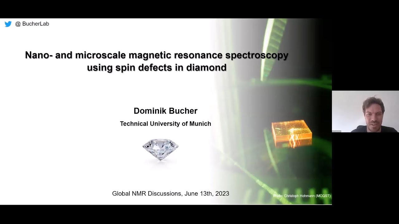 Magnetic Resonance Spectroscopy Using Spin Defects in Diamond | Prof ...