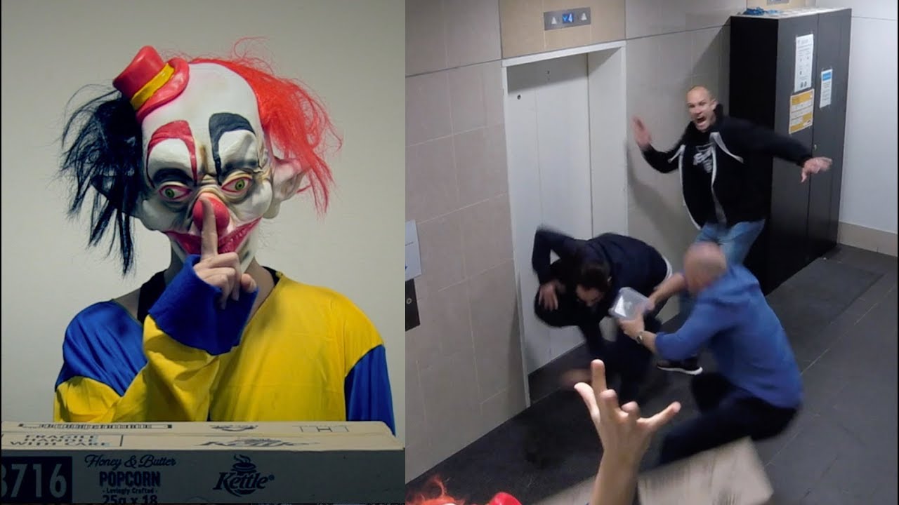 Terrifying clown "IT" scares Fitzy & Wippa!!! - YouTube