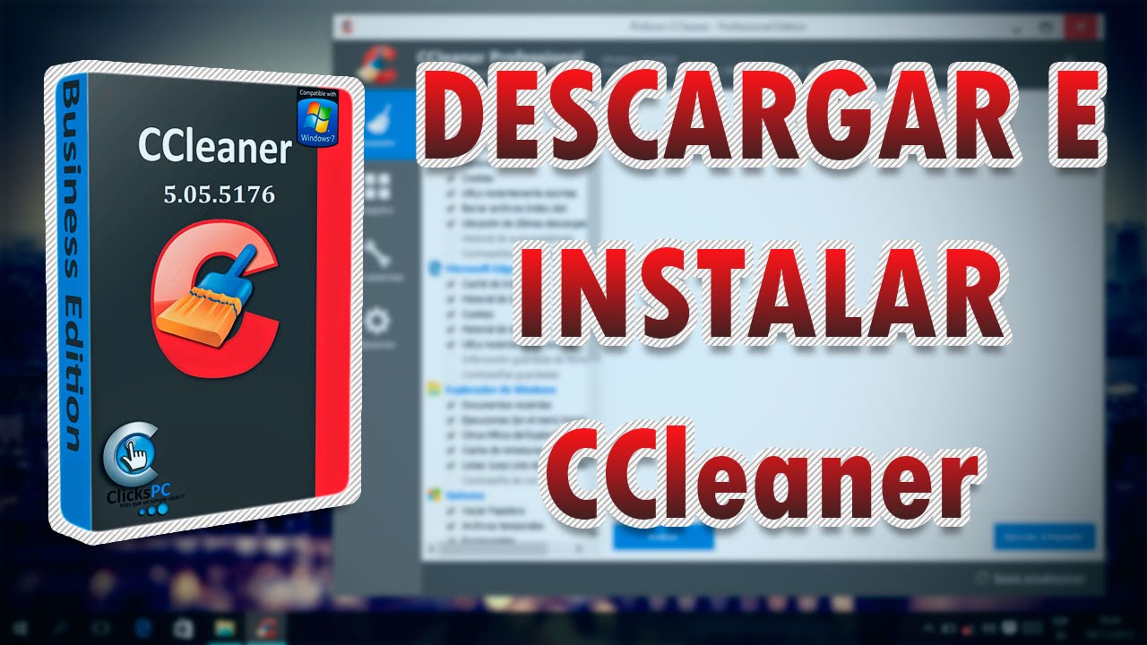 Como descargar e instalar CCleaner [[Programa]] - YouTube
