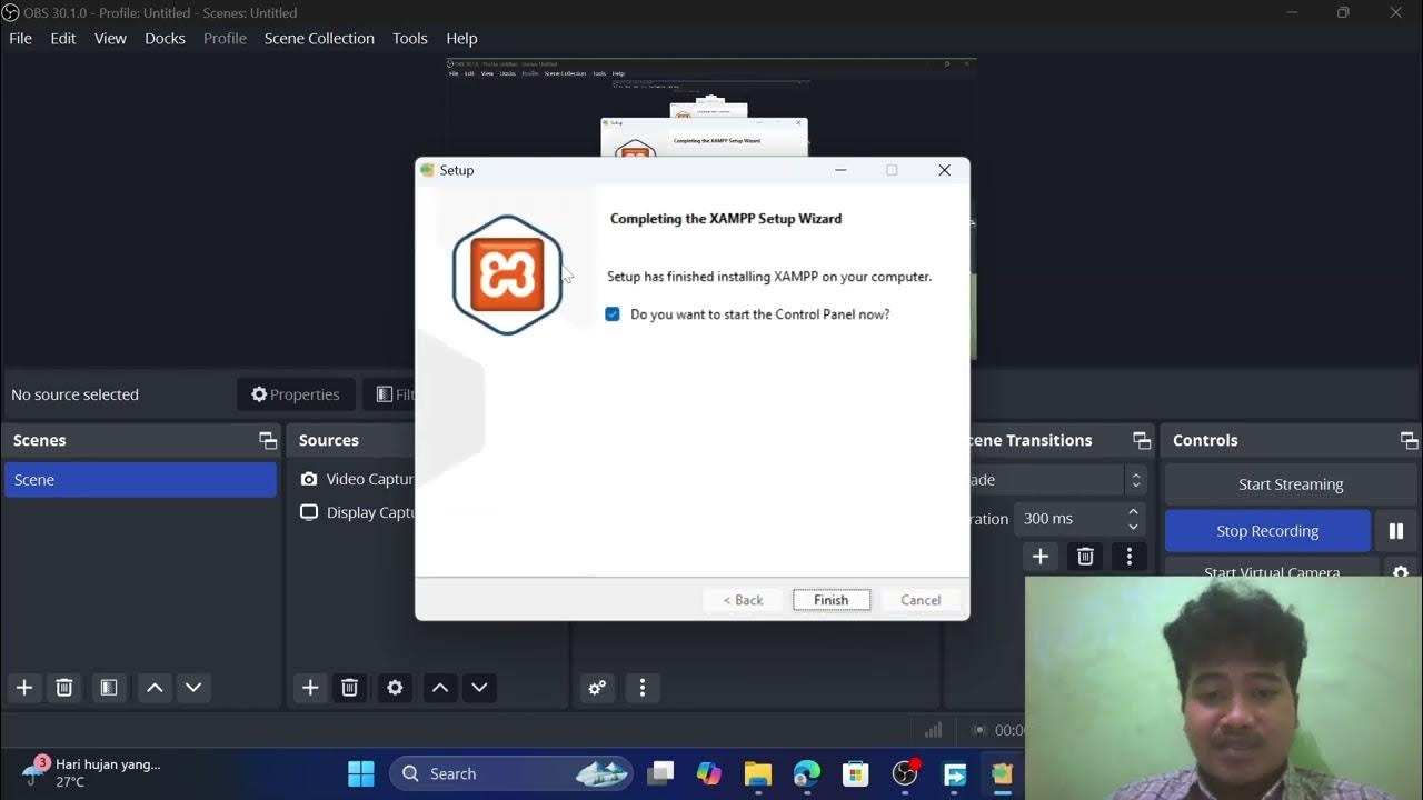 tutorial download mysql & xampp - YouTube