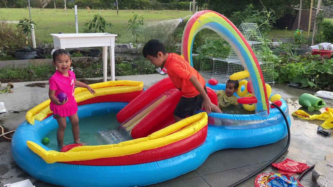 Blippi Pretend Play Water Slide - YouTube
