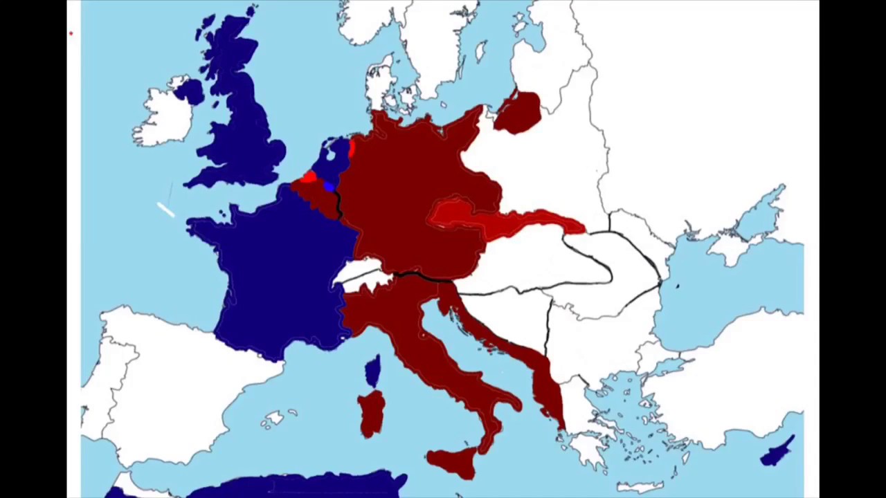 WW2 Alternate history of Europe - YouTube