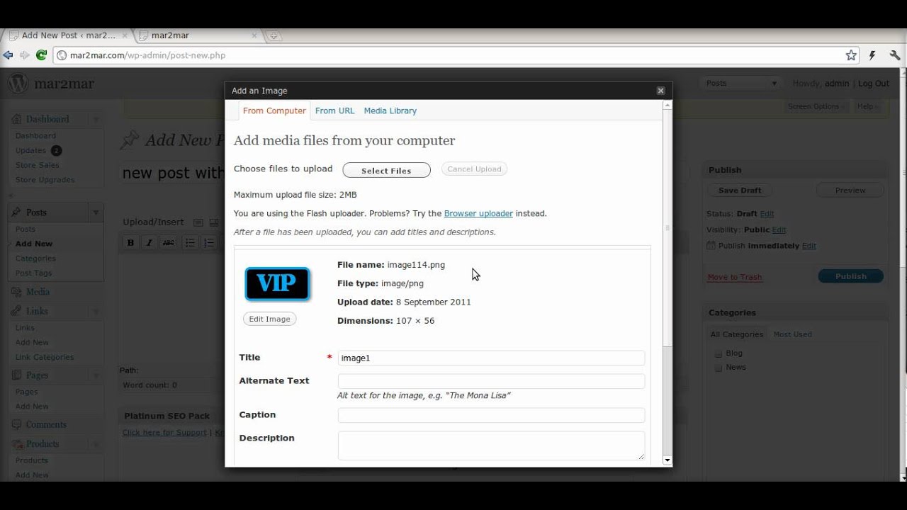 how to add a blog records - YouTube