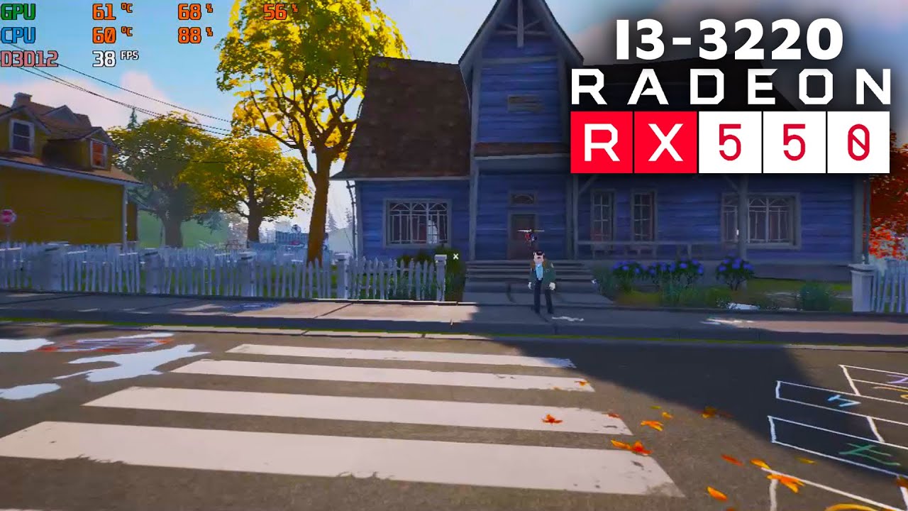 Hello Neighbor 2 i3 3220 + RX 550 2gb Test - YouTube