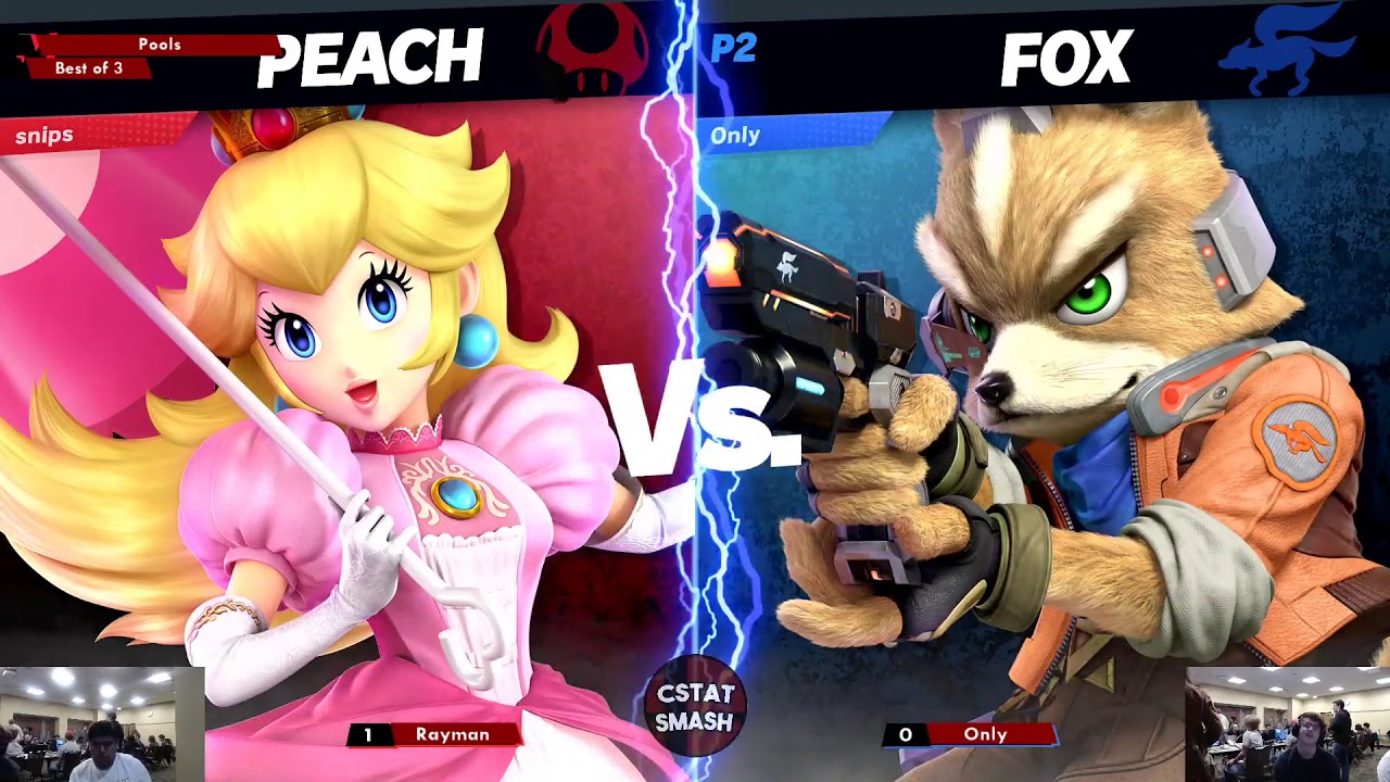 NO CAPS!! #13 - Rayman (Peach) vs Only (Mii Sword Fighter, Fox) Smash ...