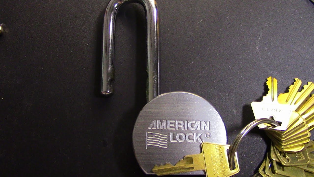 (043) American Padlock Series 700 - YouTube