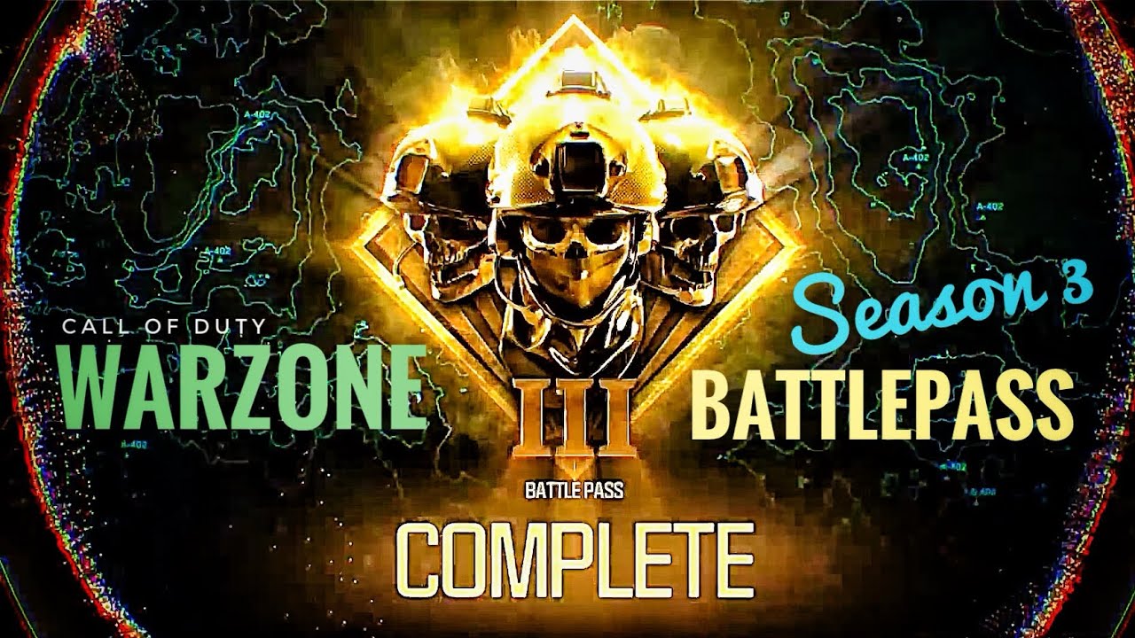 Battle Pass Season 3 Warzone Completed! - Unlocking operator Fenrir and ...