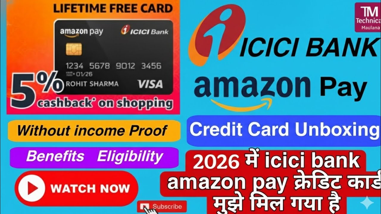 Amazon Pay Credit Card unboxing 2025 | amazon icici bank credit Card ...