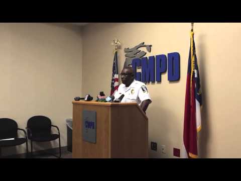 CMPD Police Chief Rodney Monroe speaks at press conference about ...