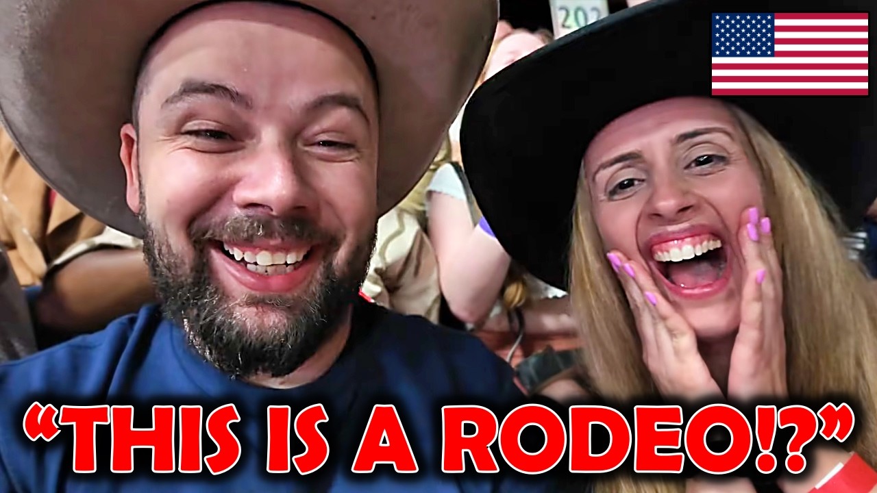 Europeans Experience an American Rodeo for the First Time! - YouTube