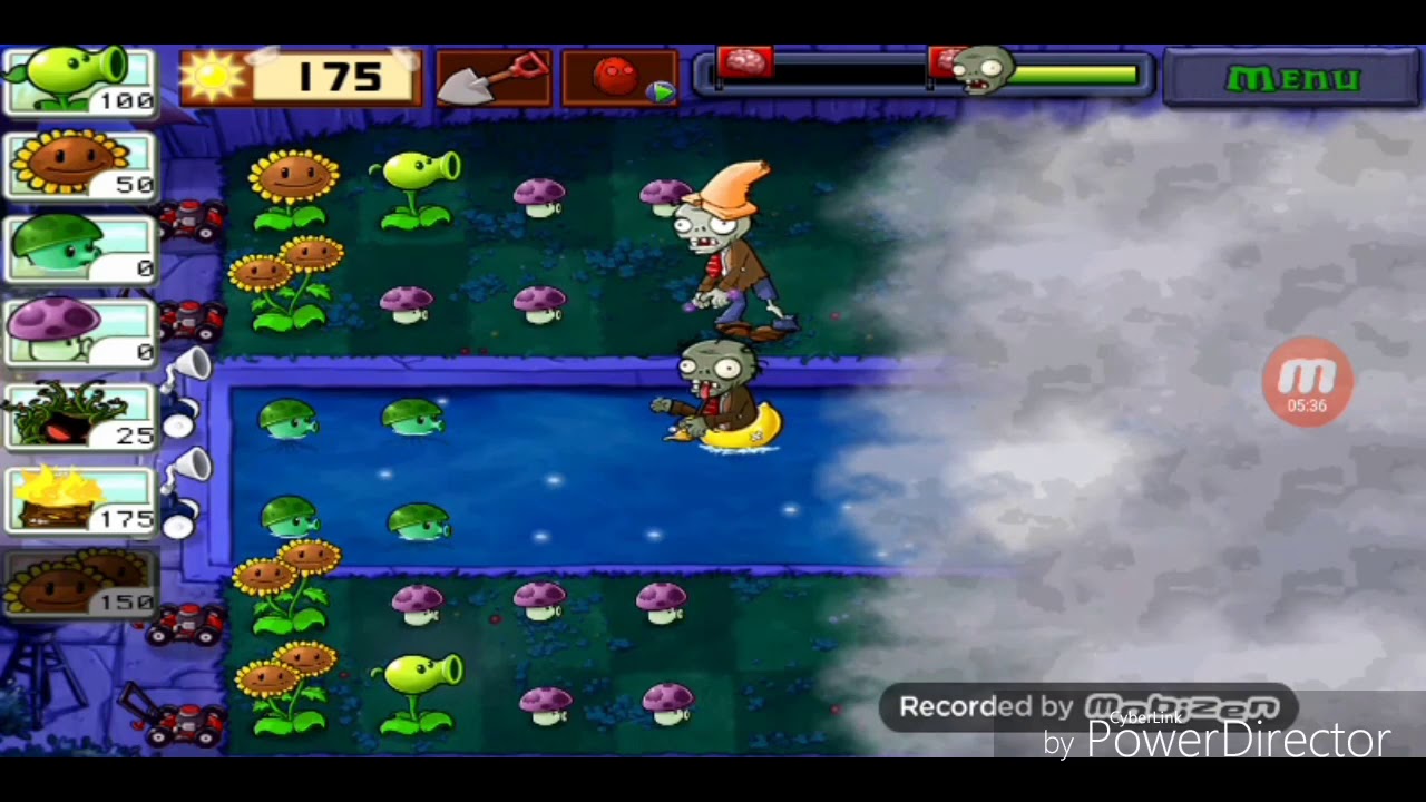 Прохождение plants vs zombies#10 - YouTube