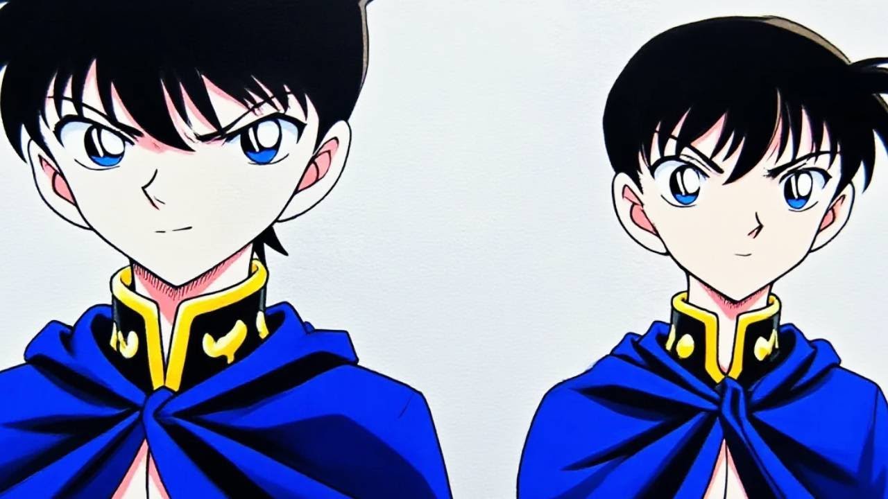 Help! Kudo Shinichi becomes Big Head Shinichi?! #painting #hand-painted ...