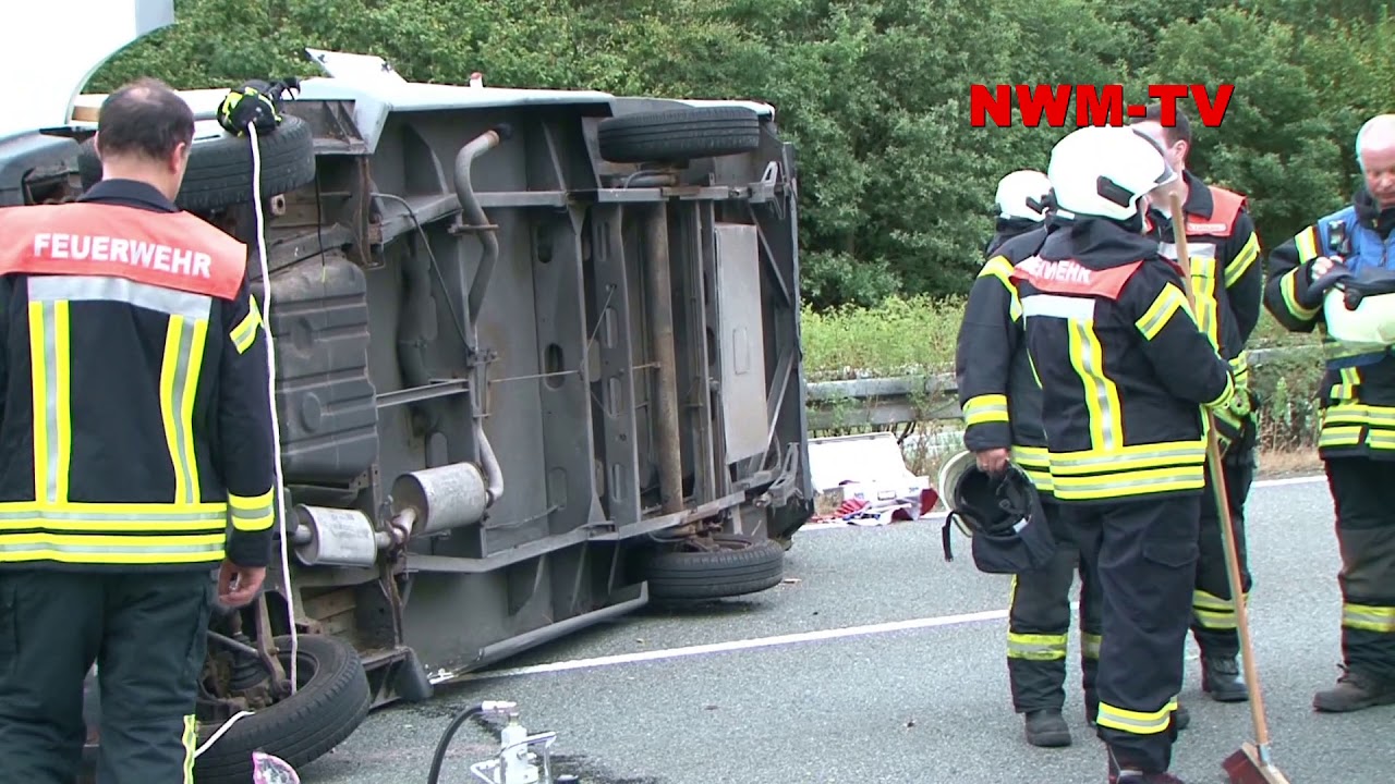 2019 08 03 A31 Ochtrup Unfall Wohnmobil NWM TV - YouTube