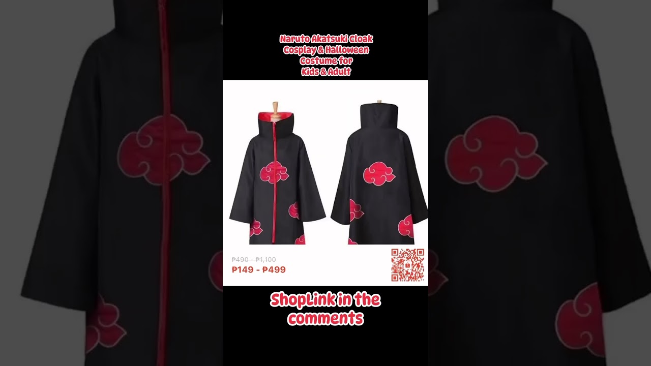 Naruto Akatsuki Cloak Adult