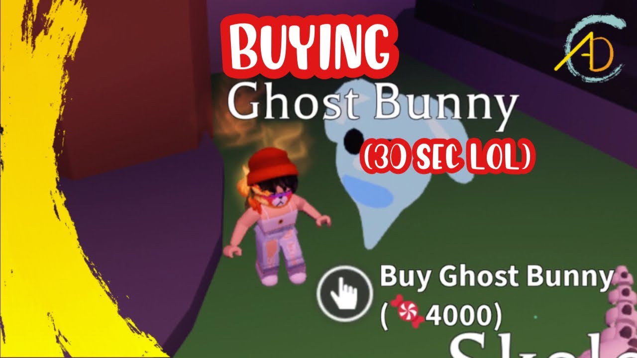 [30 SEC] Buying Ghost Bunny... lol - Roblox Adopt Me - YouTube