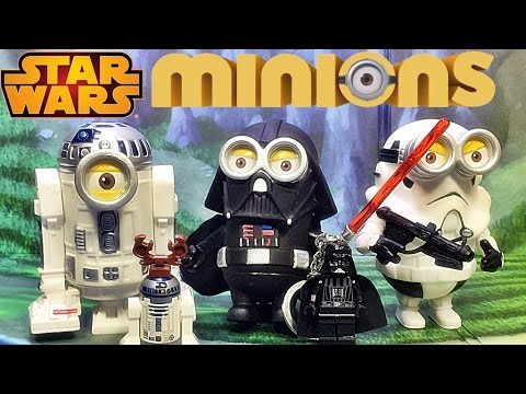 미니언즈 스타워즈 다스베이더,R2-D2,스톰트루퍼 피규어 인형 The Minion Star Wars - YouTube