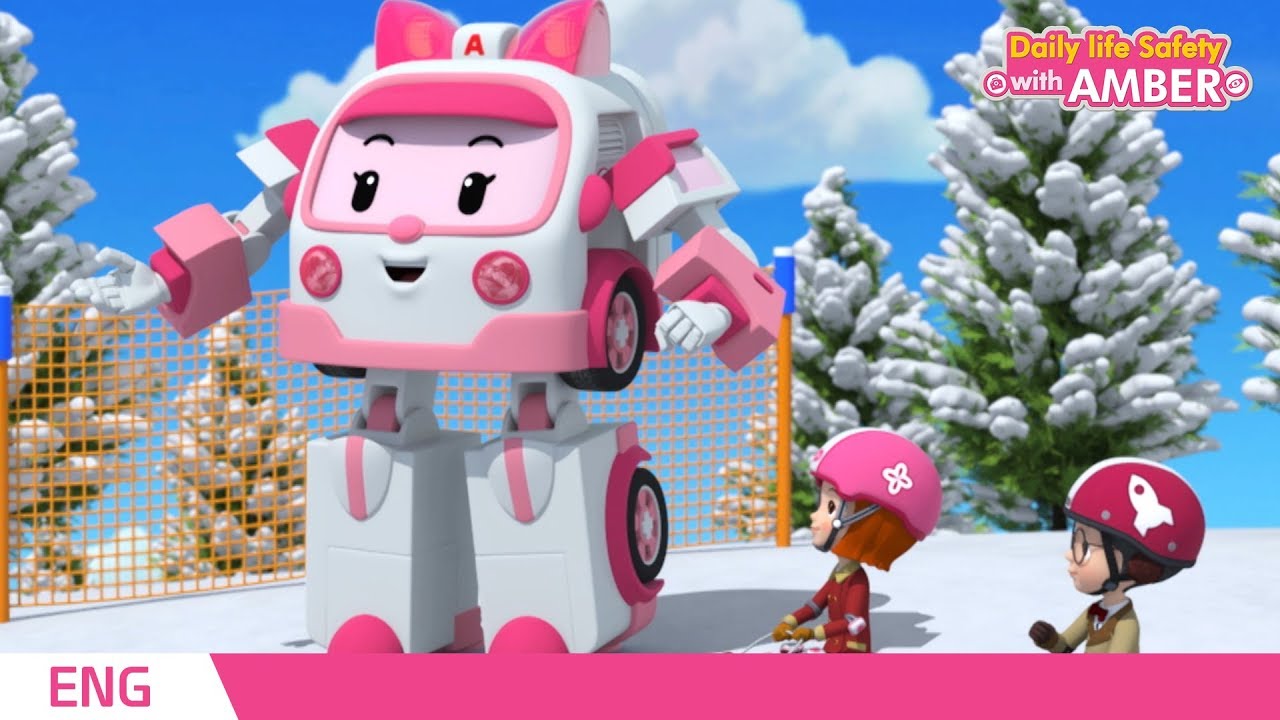 🚨 Daily life Safety with AMBER | EP 21 - 24 | Robocar POLI | Kids ...
