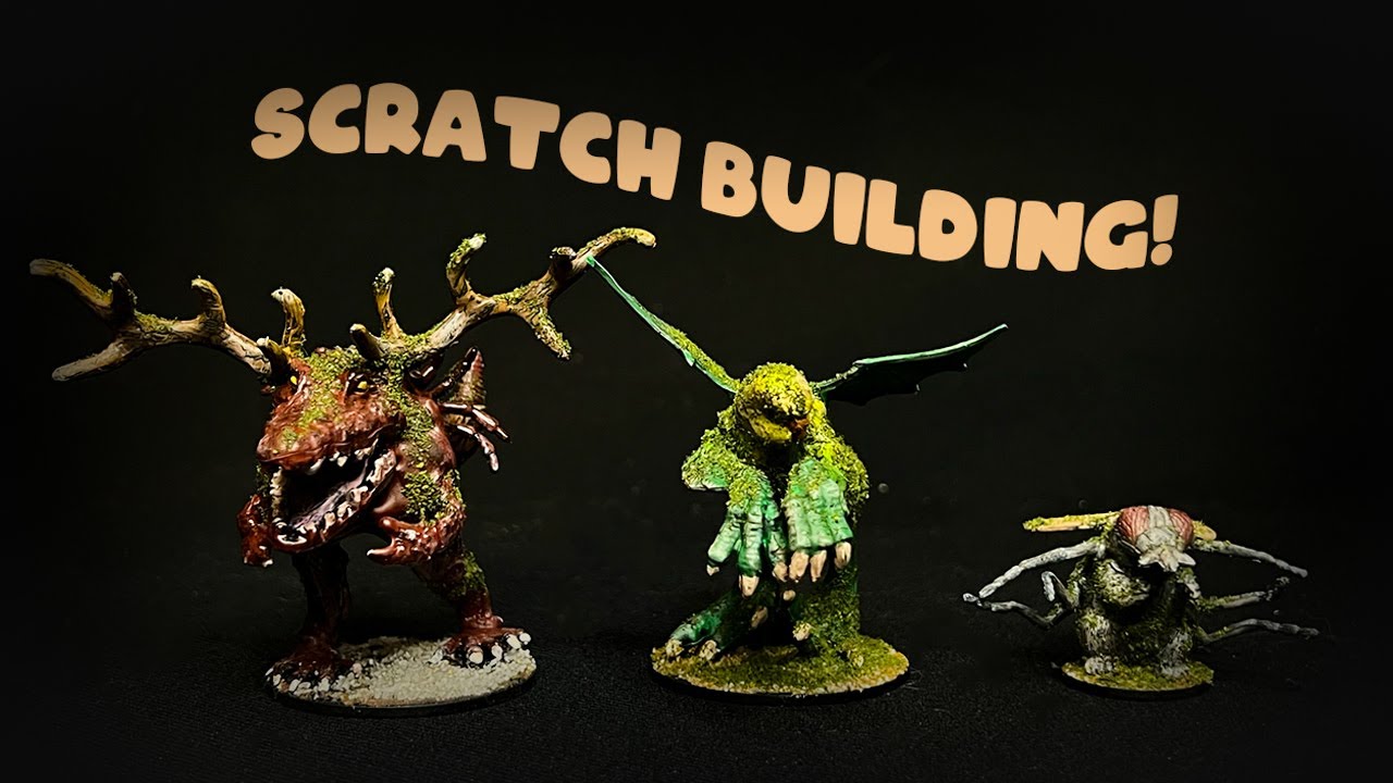 How to Scratch Build Monster Minis From Cheap Toys - YouTube