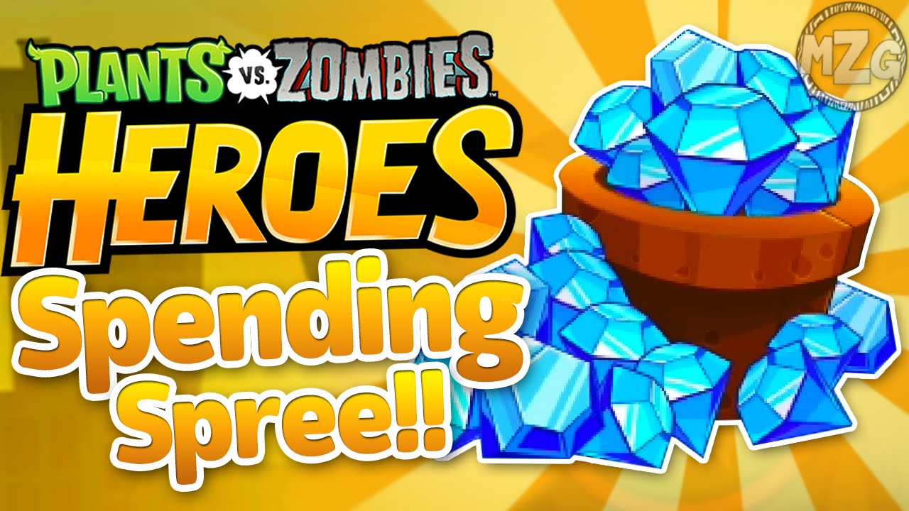 1,500 GEM Spending Spree!! Unlocking Heroes! - Plants vs. Zombies ...
