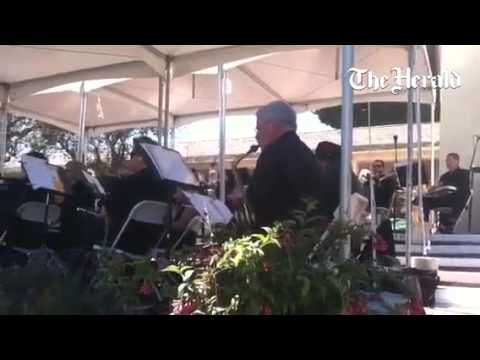 Baritone Peter Tuff performs "Shenandoah" at Monterey Pops concert at ...