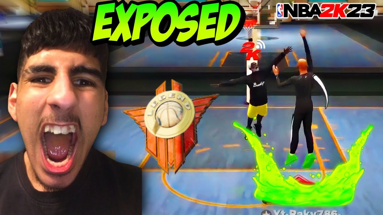 I Exposed A Legend Logo 2K Player On The 1v1 Court In NBA 2K23! *FUNNY ...