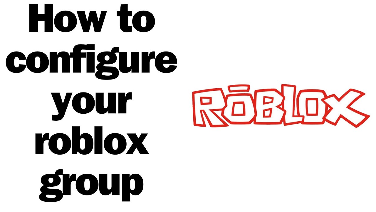 How to configure your Roblox group. - YouTube