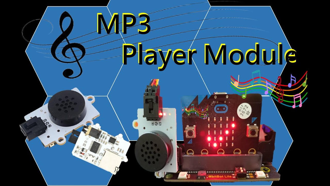 MP3 Player Module (microbit) - YouTube