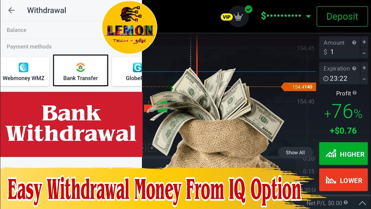 How to Withdraw Money From IQ Option Bank Transfer | Money Withdrawal | Bank Transfer Options ...