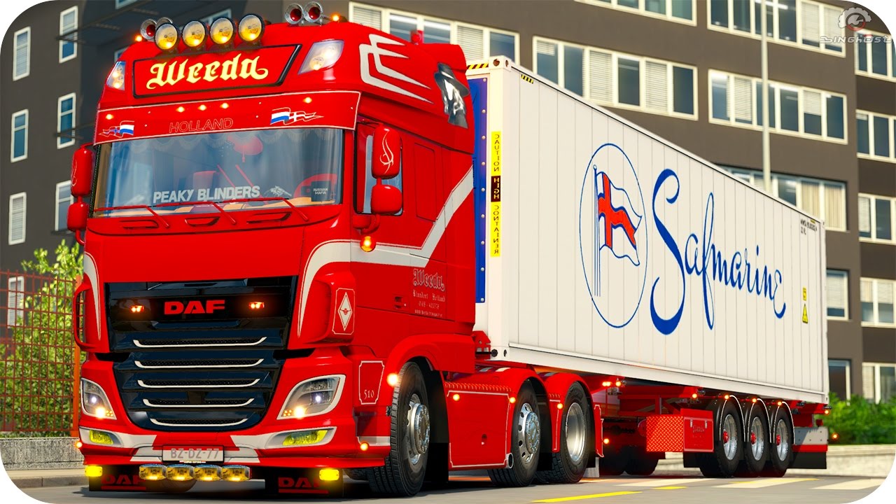 DAF Weeda ETS2 (Euro Truck Simulator 2) - YouTube