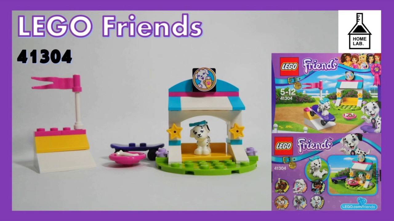 [홈랩] Home Lab. _ 레고 프렌즈 41304 퍼피 훈련소 (Lego Friends 41304) - YouTube