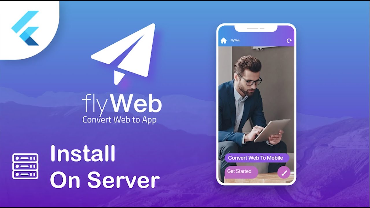 Fly Web - Installation On Server Hosting - Flutter Web to App - YouTube