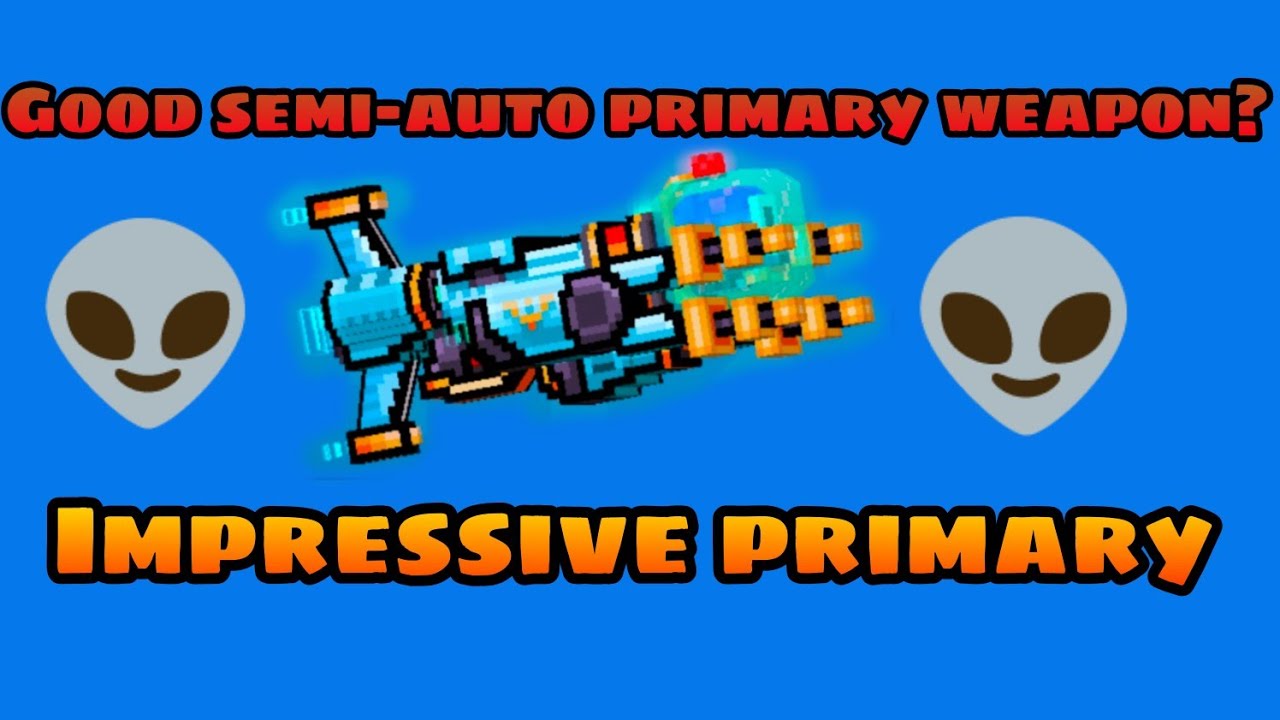Space Parasite Fighter is a SEMI-AUTO BURST Primary Weapon | Pixel Gun ...
