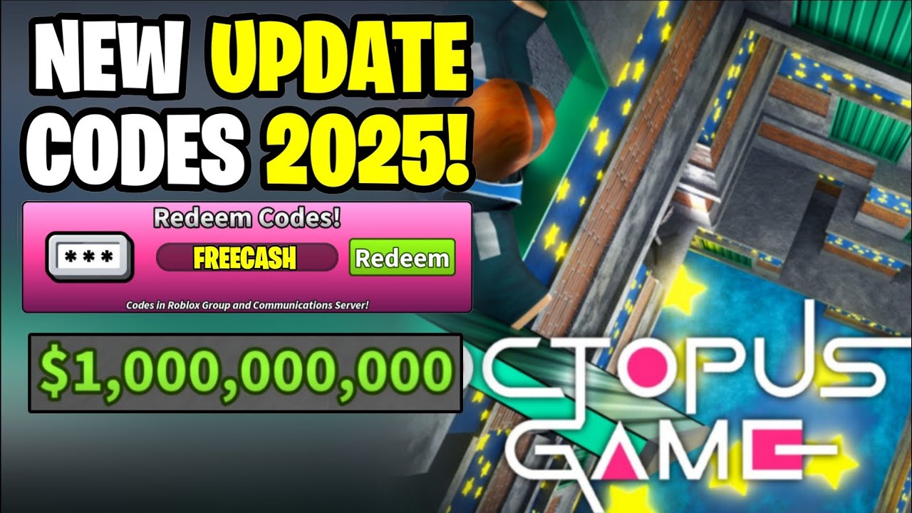 *NEW* ALL WORKING CODES FOR OCTOPUS GAME IN JULY 2025! ROBLOX OCTOPUS ...