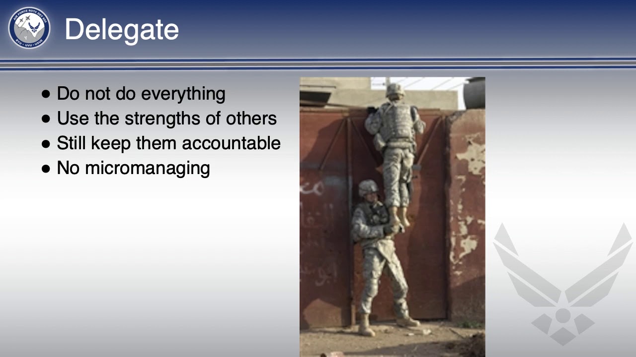 AFROTC Tips: Flight Commander - YouTube