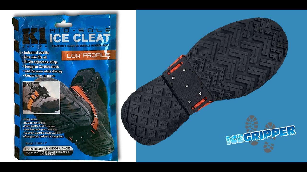 K1 Mid Sole LOW PROFILE Ice Cleat - YouTube