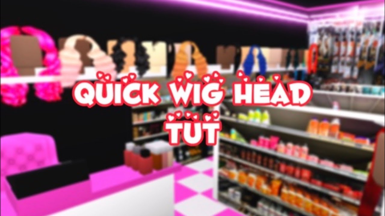 Bloxburg | wig manikin head tutorial - YouTube