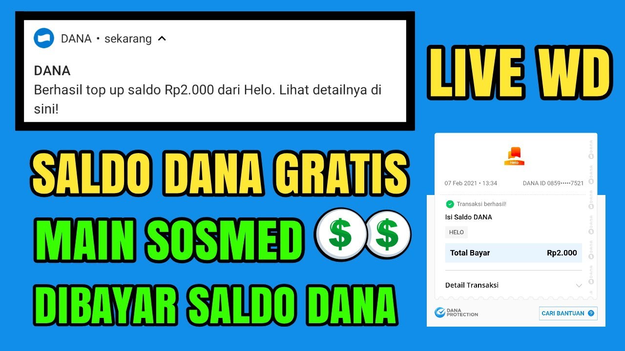 Main Sosmed Bisa Menghasilkan Saldo Dana - Apk Penghasil Uang Tercepat ...